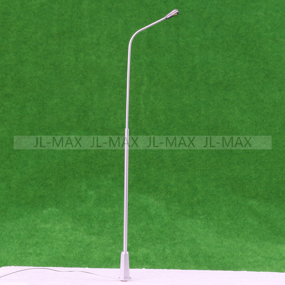 10X O Scale Model Trains Metal Light Poles Wired LED Lighted Street ...