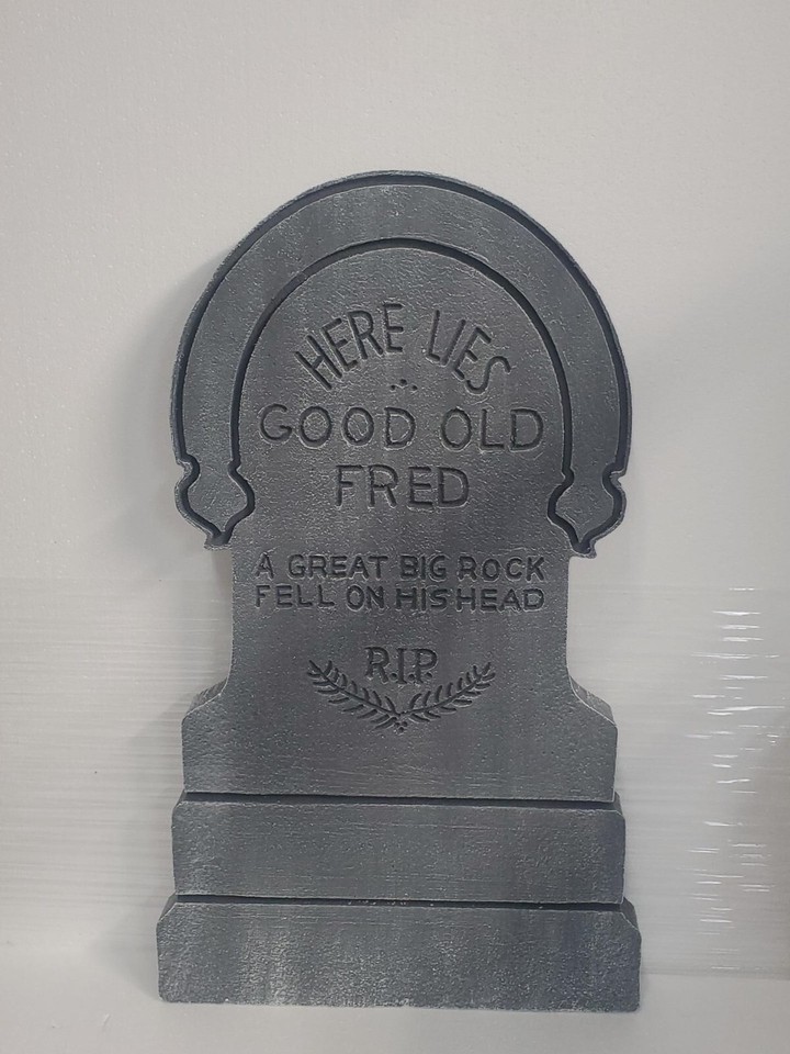 Custom Handmade Here Lies Good Old Fred Haunted Mansion Replica ...
