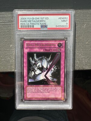 YUGIOH RARE METALMORPH PSA 9 ULTIMATE RARE FIRST EDITION RDS-EN052 MINT ...
