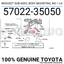 5702235050 Genuine Toyota BRACKET SUB-ASSY, BODY MOUNTING, NO.1 LH ...