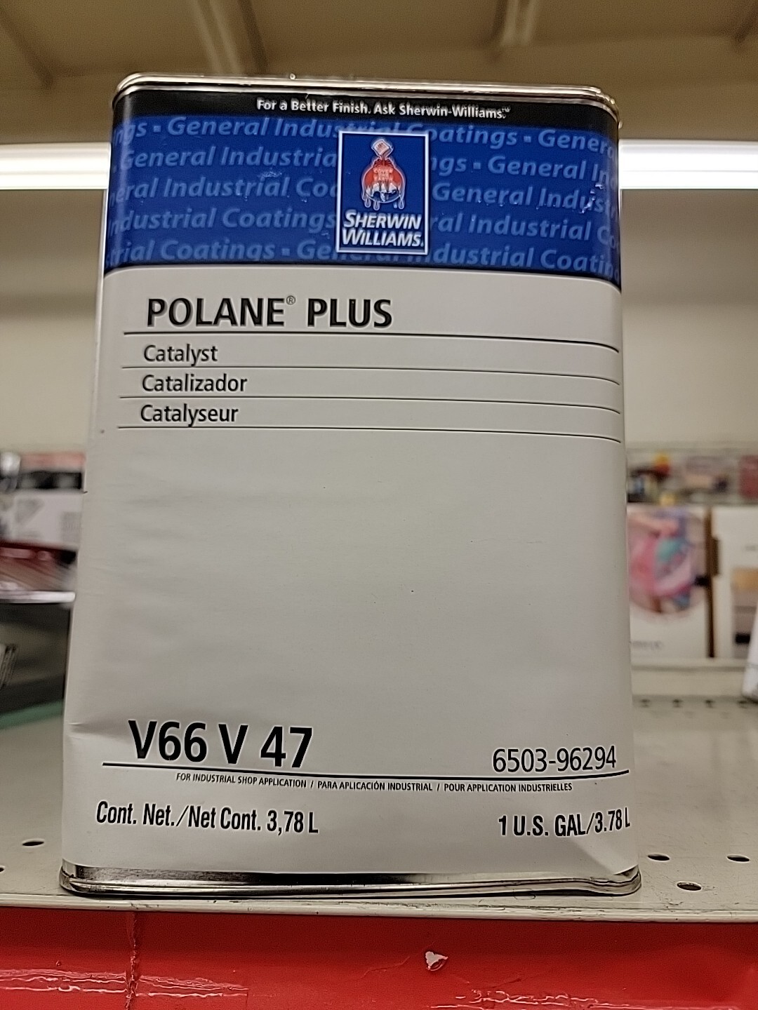 sherwin williams polane plus catalyst v66 v47 1 gallon ATS | eBay