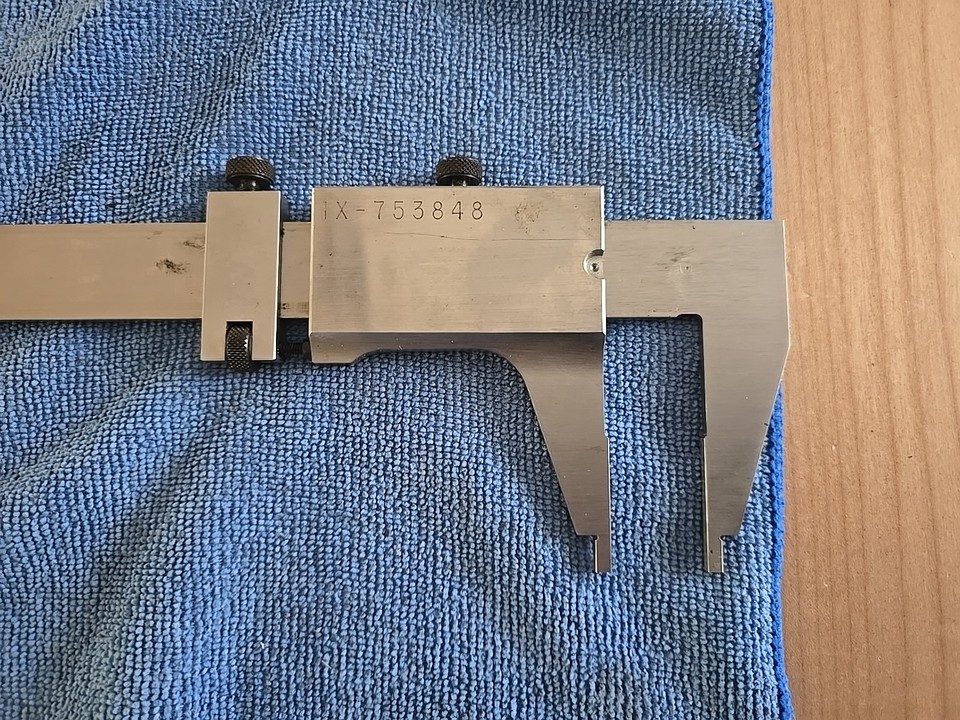 Starrett No 123 14” Master Venier Caliper Hardened/Stabilized Master ...