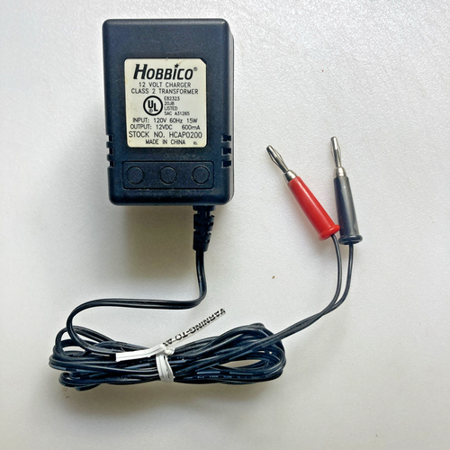 Hobbico 12 volt Charger Class 2 600ma Transformer Stock No. HCAP0200 | eBay