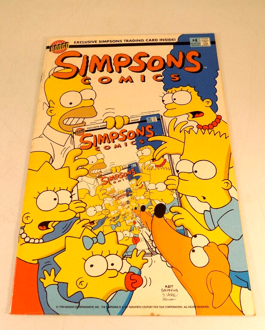 Bongo 2 In 1 Comic-Simpsons #4 & Busman Issue #1 1994 | eBay
