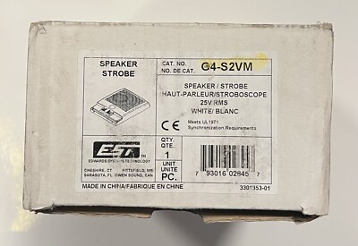 EST Edwards G4-S2VM Speaker Strobe | eBay