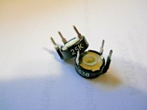 Potentiometers, 25K ohm PC Mount Trimmer (25K 639)(NOS)(QTY 10 ea)C3 | eBay