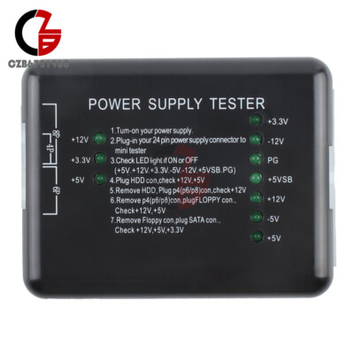 Computer Power Supply Tester ATX Power Supply Diagnostic Instrument ...