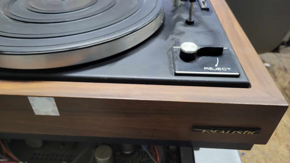 VINTAGE REALISTIC LAB-300 TURNTABLE BELT DRIVE RECORD PLAYER Working ...