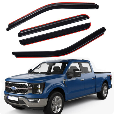 In-Channel Window Visor Rain Guards Vent Shade for 2015-2025 Ford F150 ...