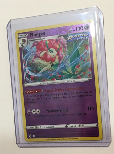 Florges Evolving Skies #073/203 Rare Reverse Holo 2021 Pokémon Trading ...