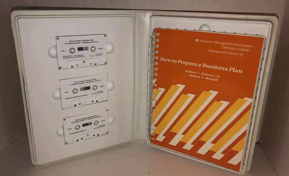 VTG HOW TO PREPARE A BUSINESS PLAN 1983 Delaney Howell Action Kit ...