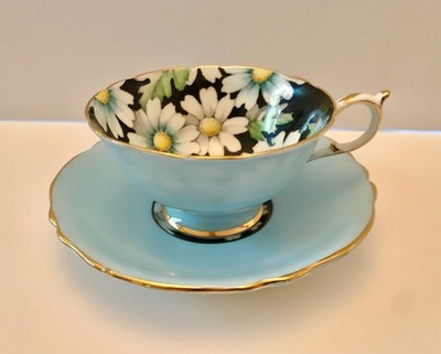 Vintage Paragon Cup Saucer Daisy Pattern Fine Bone China England double ...