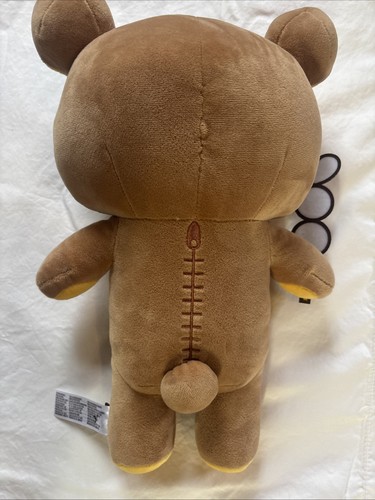 Rilakkuma Plush San-X 15” Authentic Round 1 Ltd Ed. Eating Dango Stick ...