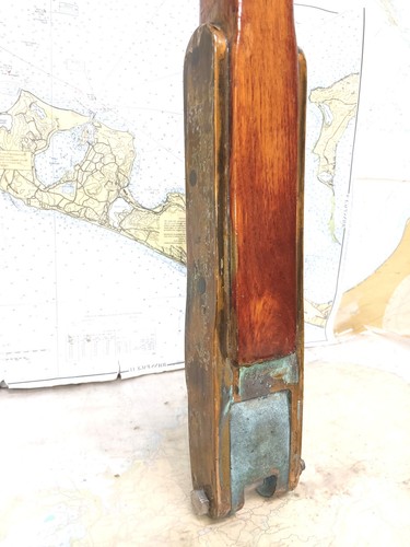 Boaters' Resale Shop of TX 2501 0254.75 TEAK TILLER HANDLE w 1.25 ...