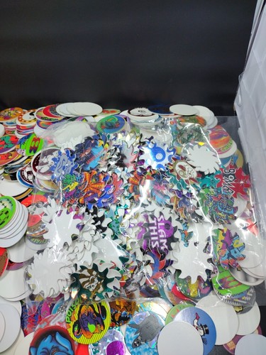 Pog Lot 1000+Pogs- Sawcuts- Foils- Disney-skull-animals | eBay