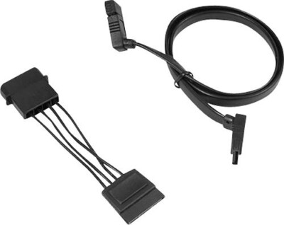 Ultra Brand SATA CATA 90 Degree 90° Cable Kit 5961811674 18" to 4" SATA ...