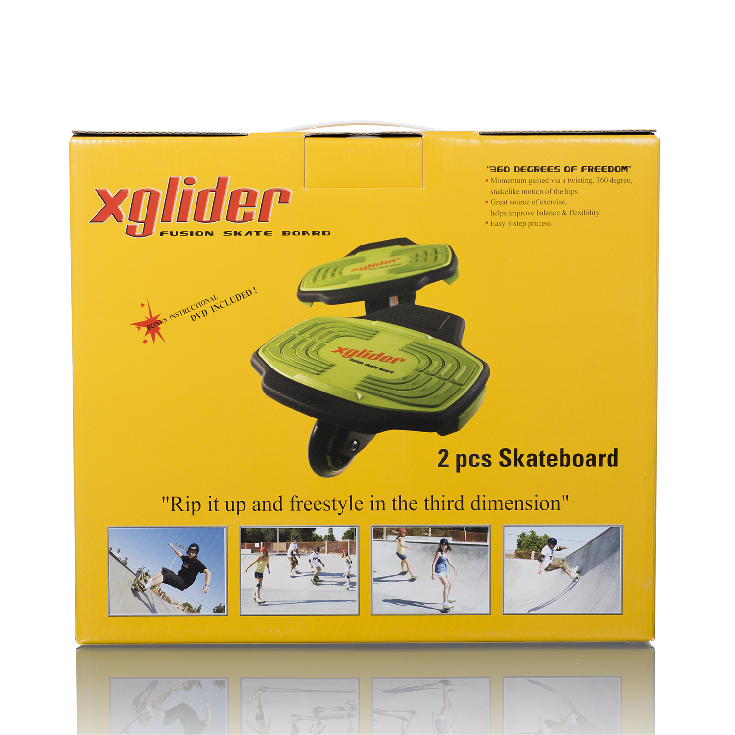 XGLIDER - 2 Piece of skateboard Street Board New freeline style XLIDER ...