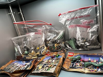 USED LEGO Harry Potter lot 4719, 4726, 4709 Hogwarts Castle, 4729, 4730 ...