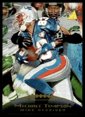 1995 Pinnacle Trophy Collection Michael Timpson G42 Chicago Bears #184 ...