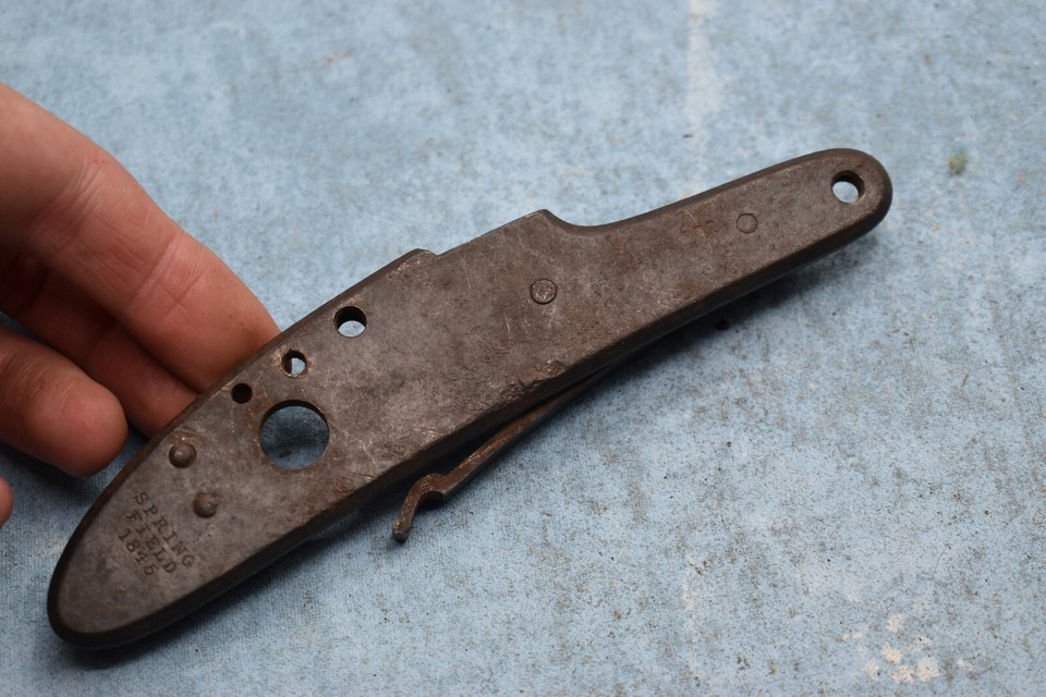 springfield 1842 1845 percussion rifle lock w/ mainspring | eBay