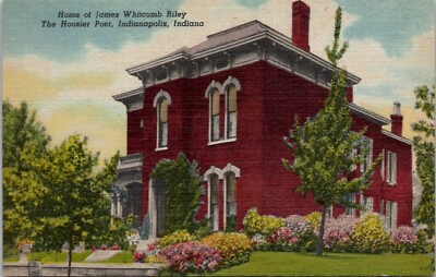 Home of James Whitcomb Riley "The Hoosier Poet" Indianapolis, Indiana ...
