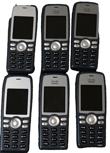 Lot of 5 Cisco 7925G Wireless IP Phones – For Parts or Repair – CP ...