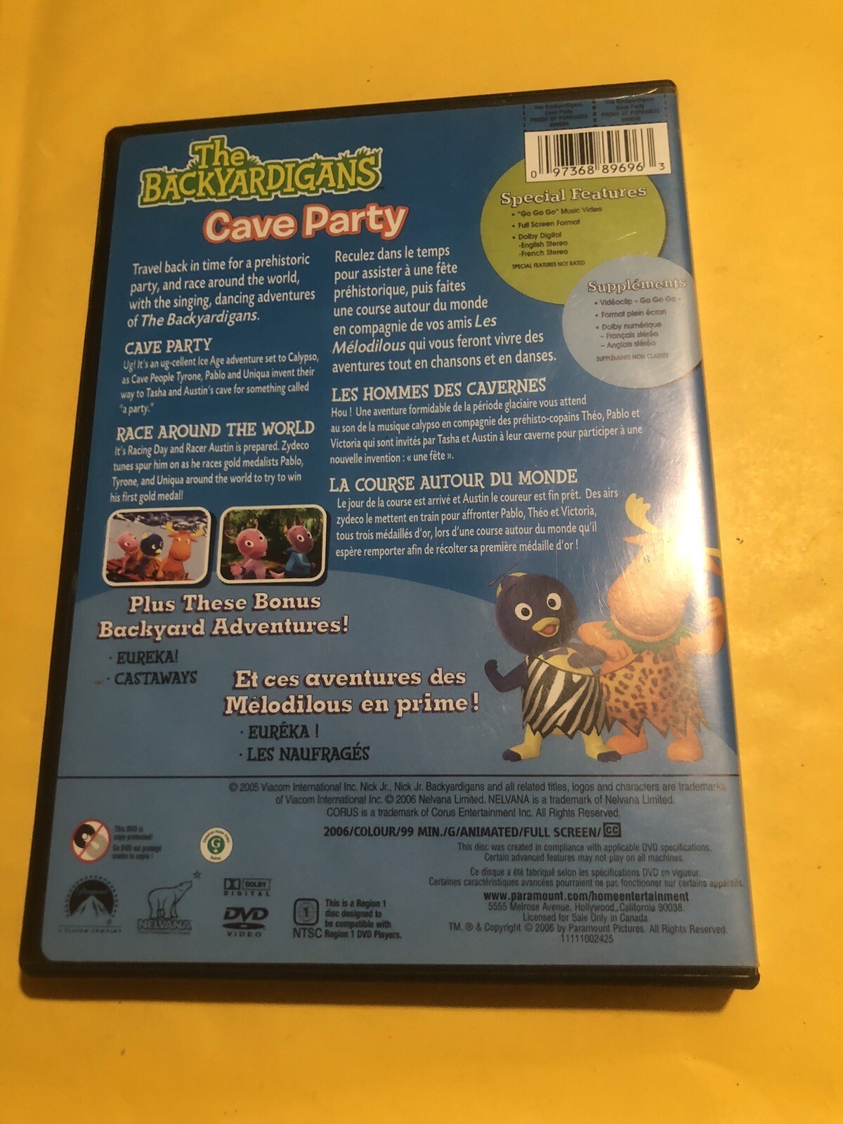 The Backyardigans - Cave Party (DVD, 2006, Canadian) for sale online | eBay