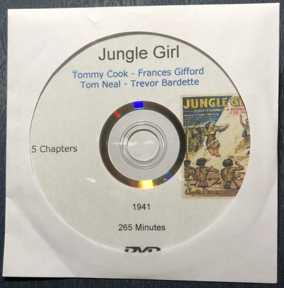 Jungle Girl - Classic Movie Cliffhanger Serial DVD Frances Gifford Tom ...