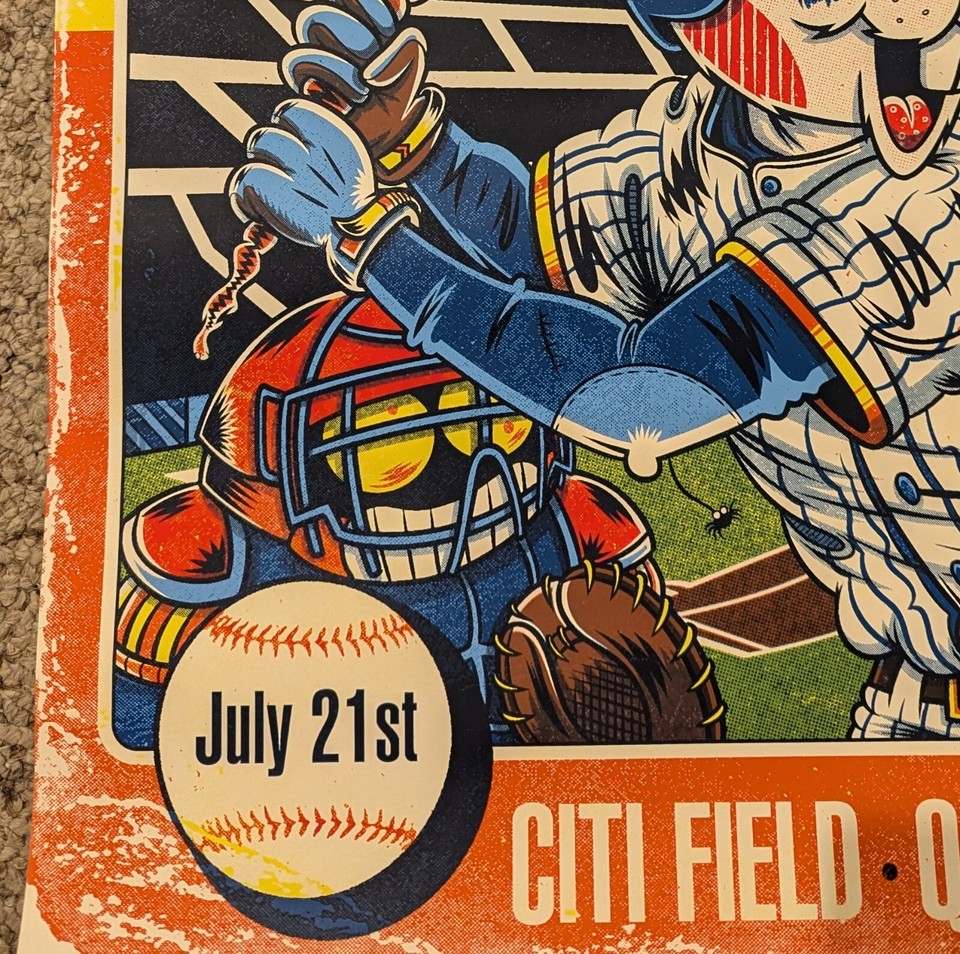 Blink-182 - 2024 Tour Concert Poster - Citi Field, NYC 7/21/24 - 42 of ...