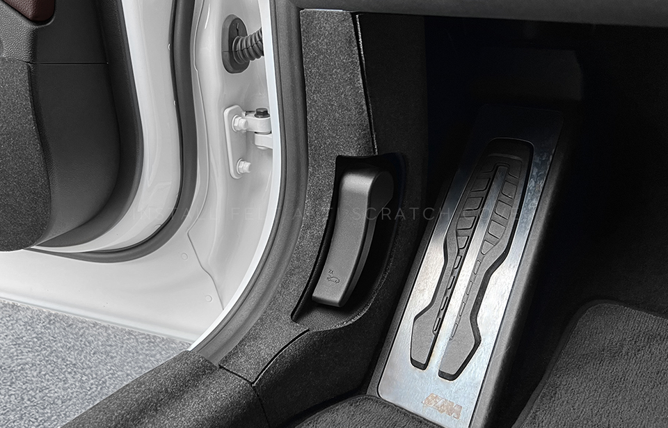 Cowl Side Cover Felt Fabric 4Pcs Usps/Ems Black for BMW X4 G02 2019 ...