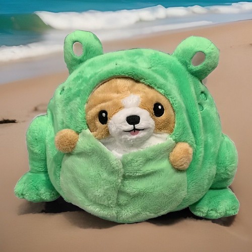 Squishable Undercover Corgi Plush Green Frog Costume Outfit 7" Stuffed Puppy Dog | eBay