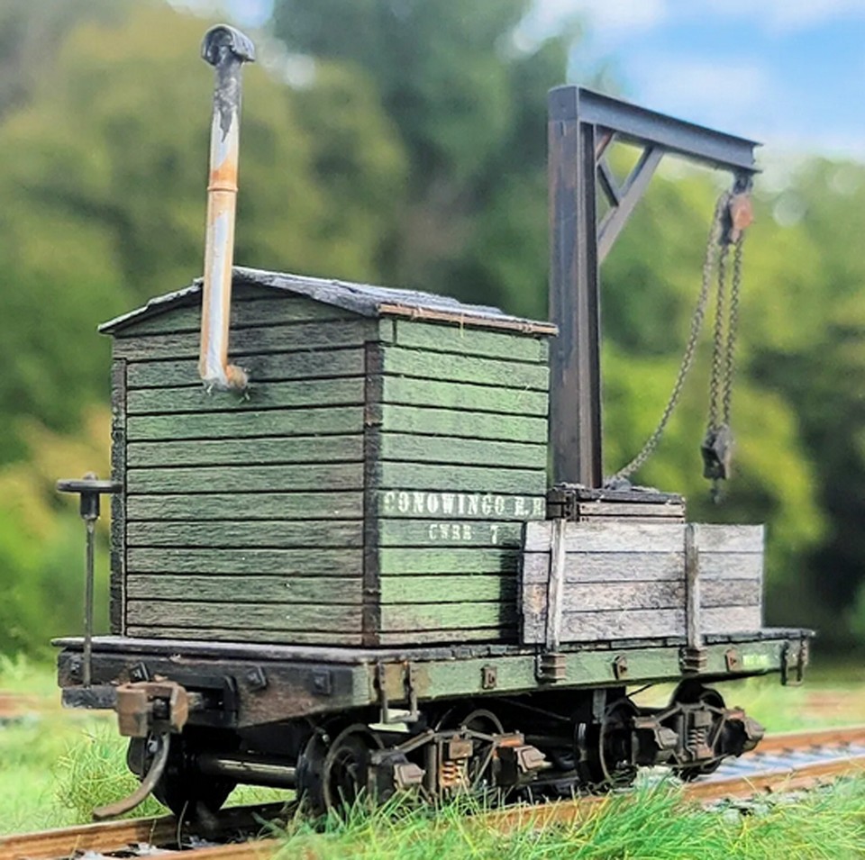 24' TOOL CAR HO Model Railroad Rolling Stock Unpainted Laser-cut Wood ...
