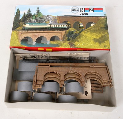 Kibri N + Z Model Kit 7640 Viaduct Tunnel Bridge Building Kit Set | eBay