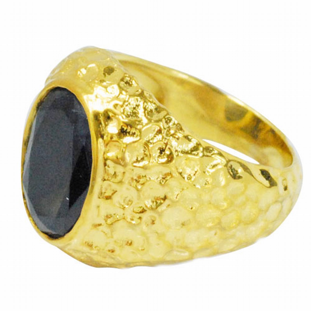 De Buman 6.91ctw Sapphire & 18KY Glod Plated 925 Silver Ring Size 7 | eBay