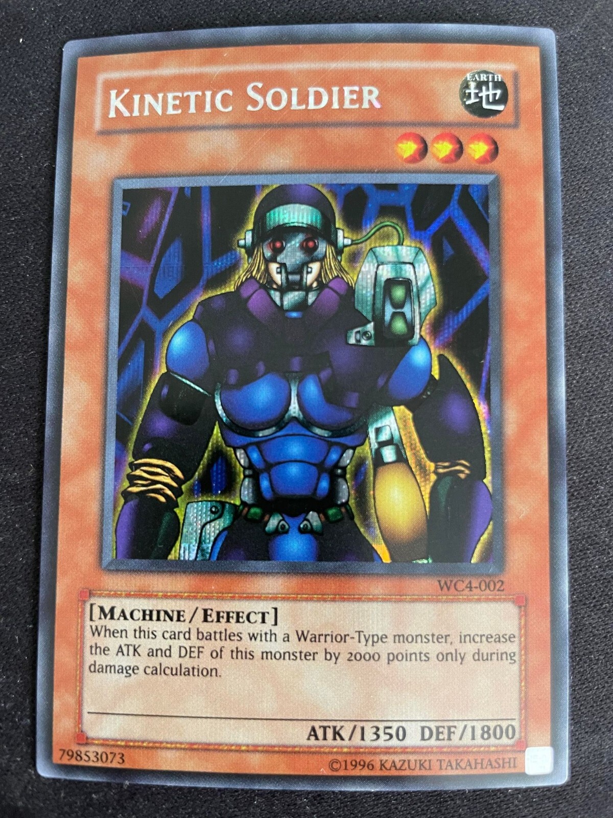 Kinetic Soldier WC4-002 Prismatic Secret Rare NM Yugioh Card | eBay
