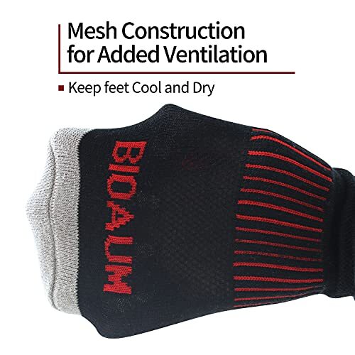 BIOAUM Men's Athletic Socks Size 10-13 - 6 Pairs Cotton Cushioned ...