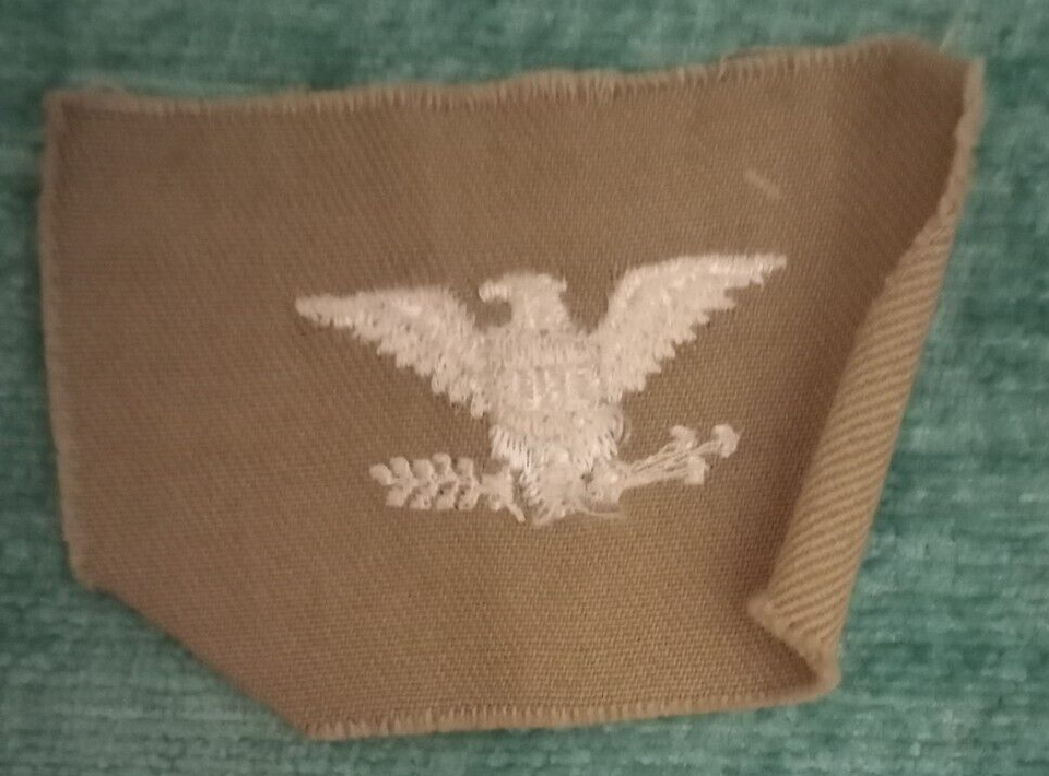 WW2 ARMY COLONEL OFFICER INSIGNIA Embroidered patch | eBay