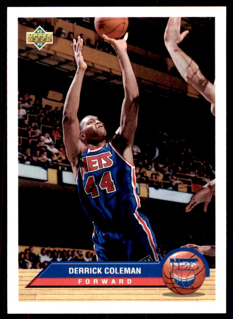 1992-93 Upper Deck Derrick Coleman New Jersey Nets #P26 | eBay