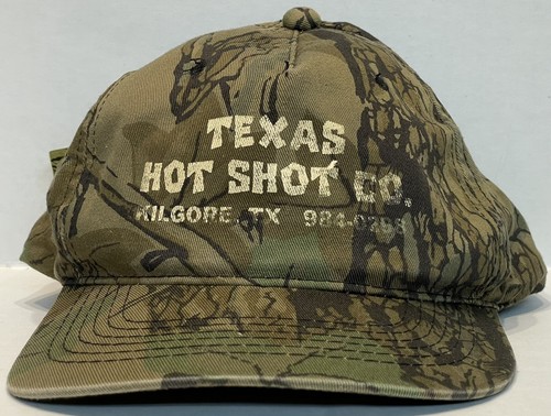 Vintage Texas Hot Shot Co. Jim Crumleys Trebark Hat Cap | eBay