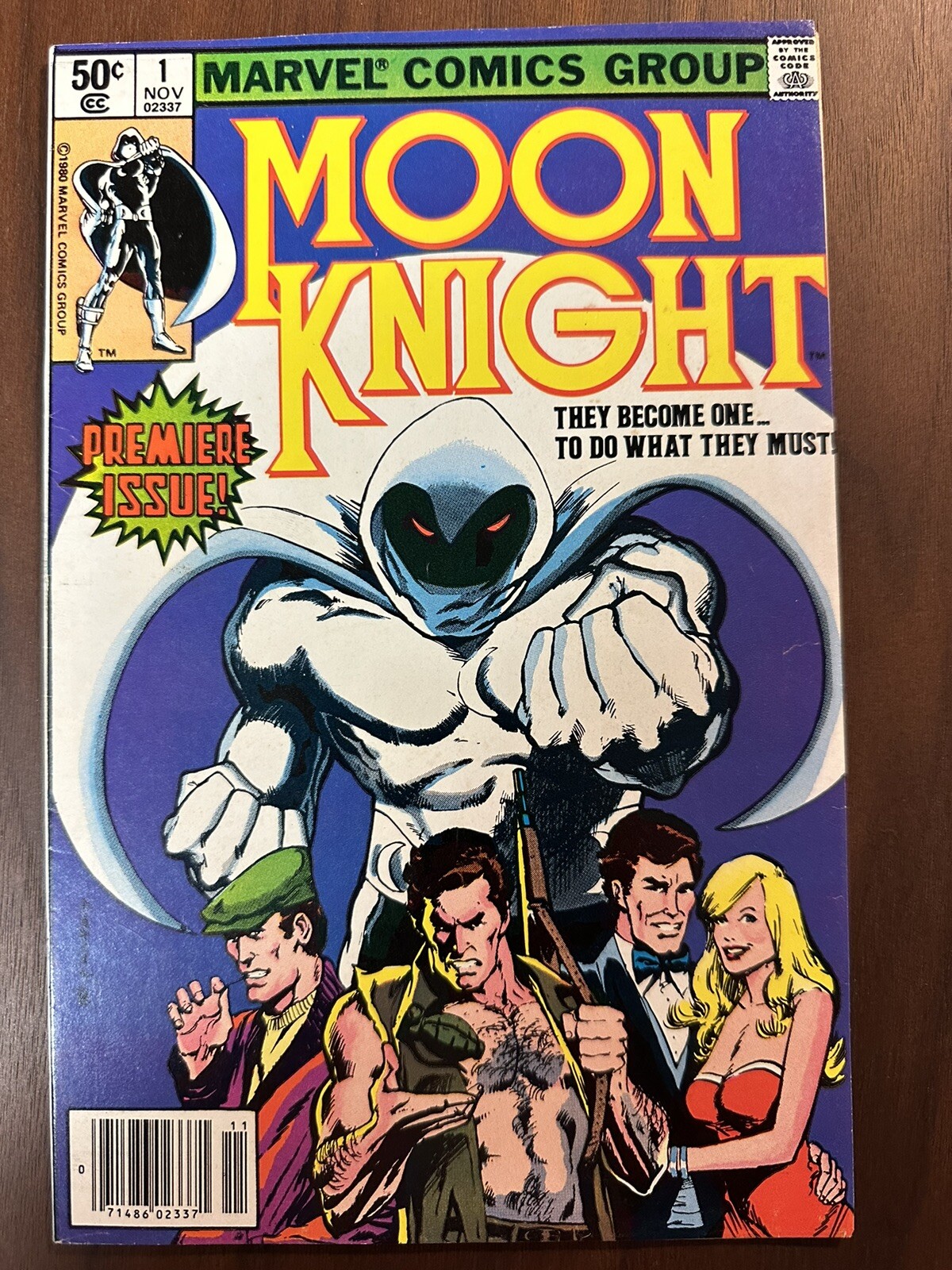 Moon Knight #1 FN+ Newsstand 1st Ongoing Title & Origin (Marvel 1980 ...