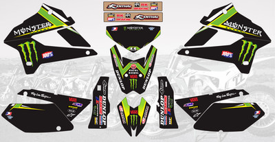 N 318 GRAPHICS KIT FOR KAWASAKI KLX 250 KLX250 D-TRACKERS | eBay