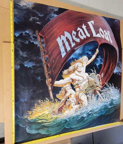 Meatloaf Dead Ringer Vintage Album Cover Poster 36x36 Bernie Wrightson ...