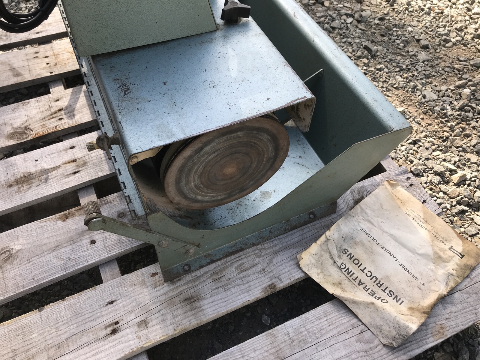 RAYTECH GSP-8A 8” Lapidary Glass Rock Cabbing Grinder Sander Polisher ...