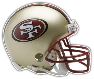 San Francisco 49ers NFL Helmet Car Bumper Sticker Decal - 3'' or 5'' | eBay