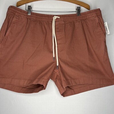 Goodthreads Men Shorts Slim Fit Pull On Comfort Size XXLarge Clay NEW ...