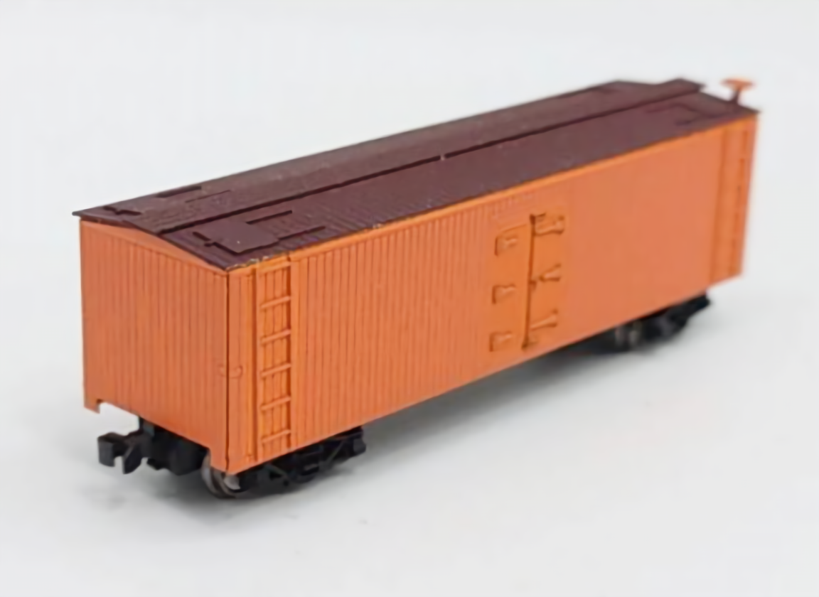 N Scale Model U.S. Style 40' Wooden Reefer Kit A Freight Car New | eBay