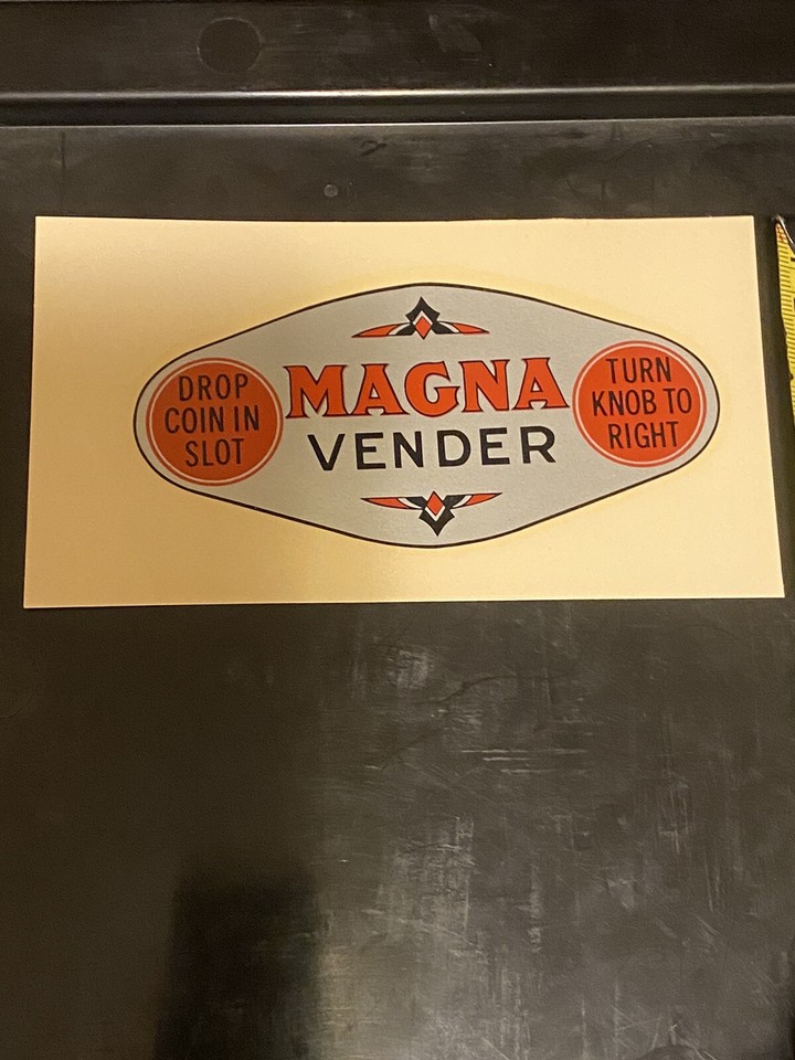 Magna Vender Vendor Peanut Gumball Gum Penny 1 Cent COIN Vending ...