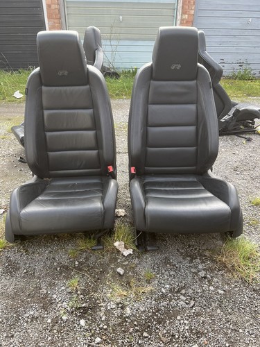 VW GOLF R MK6 2008-2013 BLACK HEATED LEATHER SEATS INTERIOR IMMACULATE ...