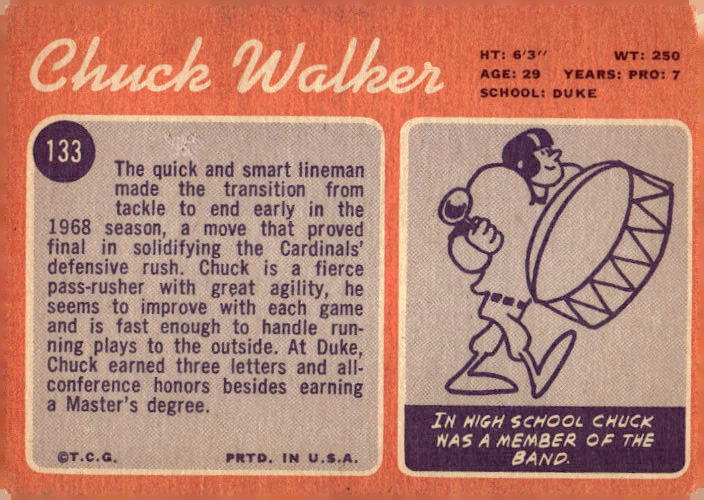 1970 Topps #133 Chuck Walker Poor | eBay