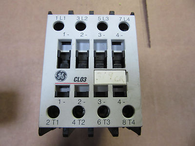 General Electric CL03D400M Contactor 3 Pole 24VDC Coil VGC!!! Free ...